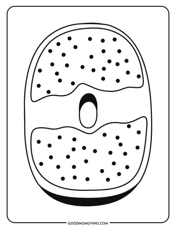 Letter O Coloring Pages: Free Alphabet Coloring Page - Good Mom Living