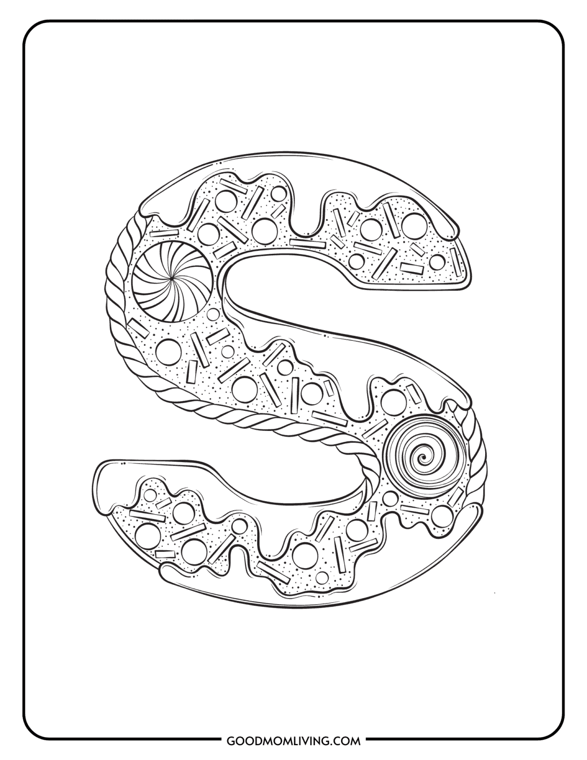 Letter S Coloring Pages: Free Alphabet Printable - Good Mom Living