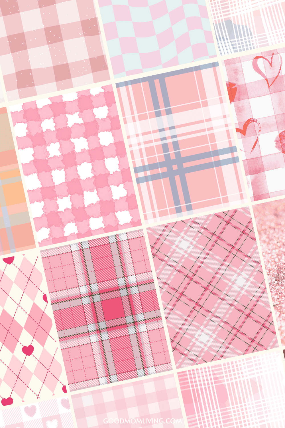 Pink Plaid Wallpaper iPhone HD (Hot Pink Plaid Wallpaper) - Good Mom Living
