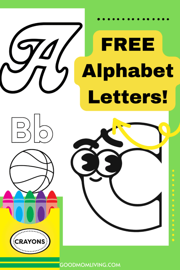 Free Printable Alphabet Coloring Pages for Kids (From a Mom Of 3 ...