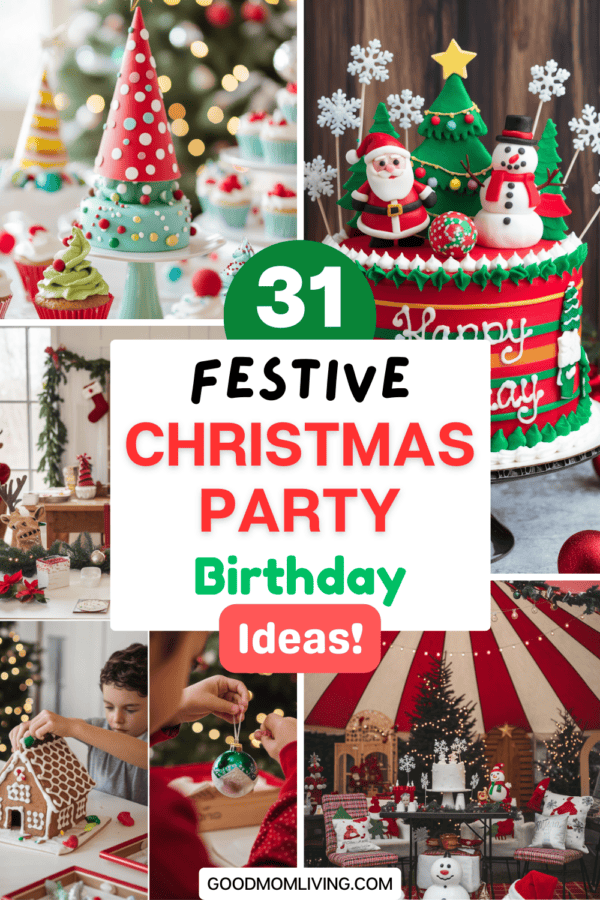 30+ Stunning Christmas Themed Birthday Party Ideas - Good Mom Living
