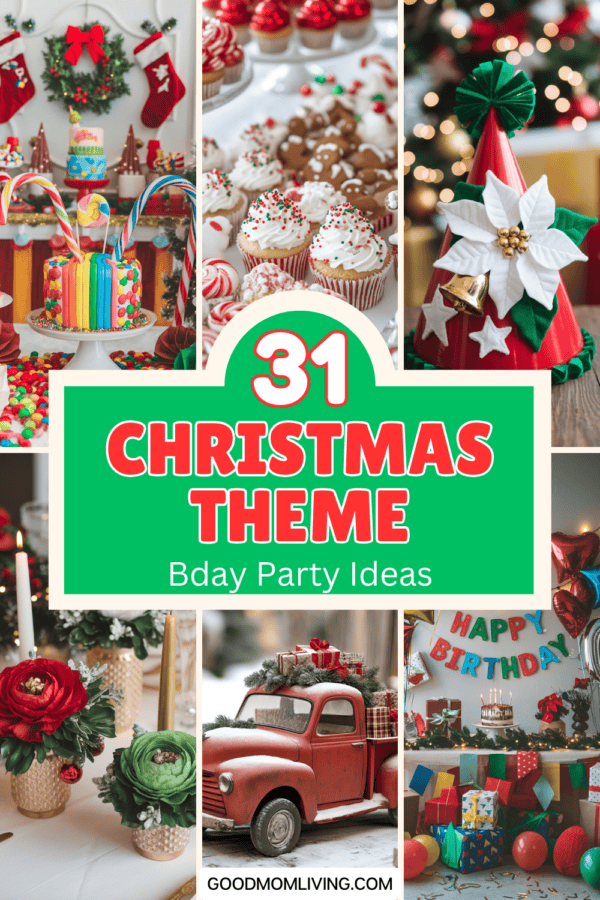 30+ Stunning Christmas Themed Birthday Party Ideas - Good Mom Living