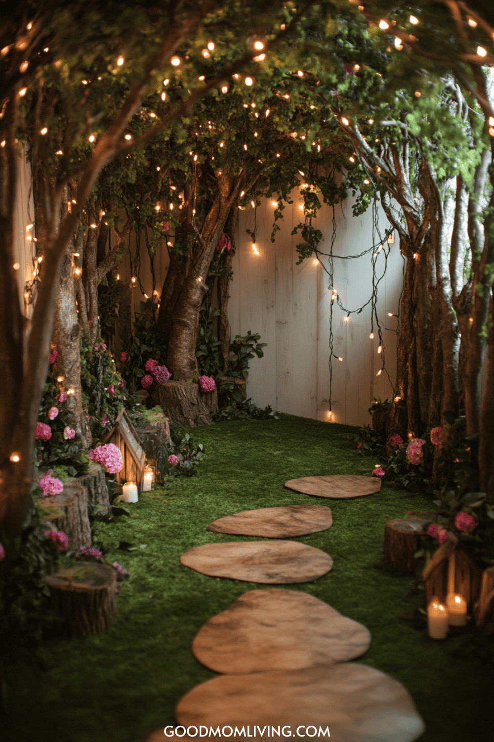 Inside Our Magical Forest Enchanted Forest Theme Party Setup - Good Mom ...