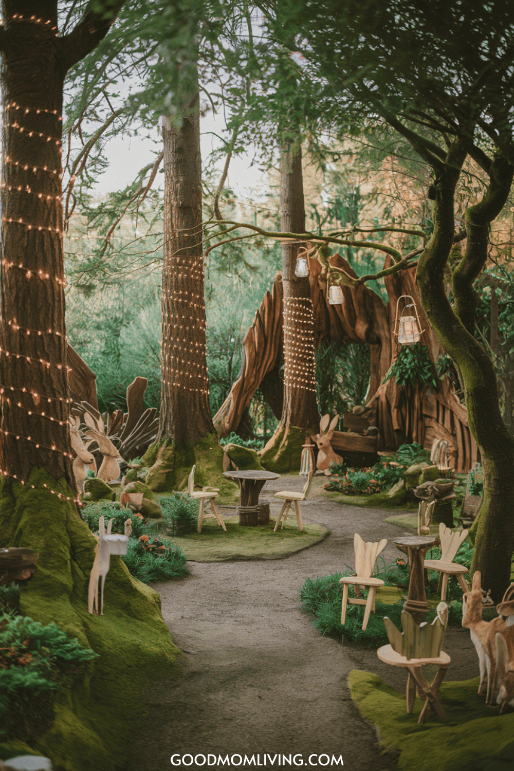Inside Our Magical Forest Enchanted Forest Theme Party Setup - Good Mom ...