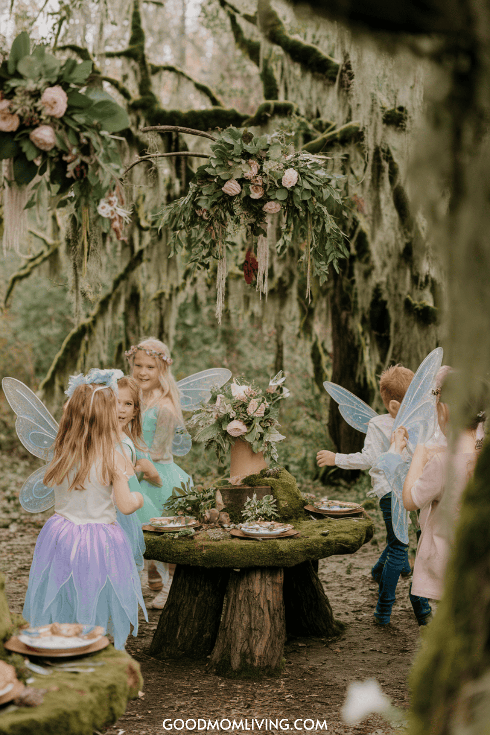 Inside Our Magical Forest Enchanted Forest Theme Party Setup - Good Mom ...