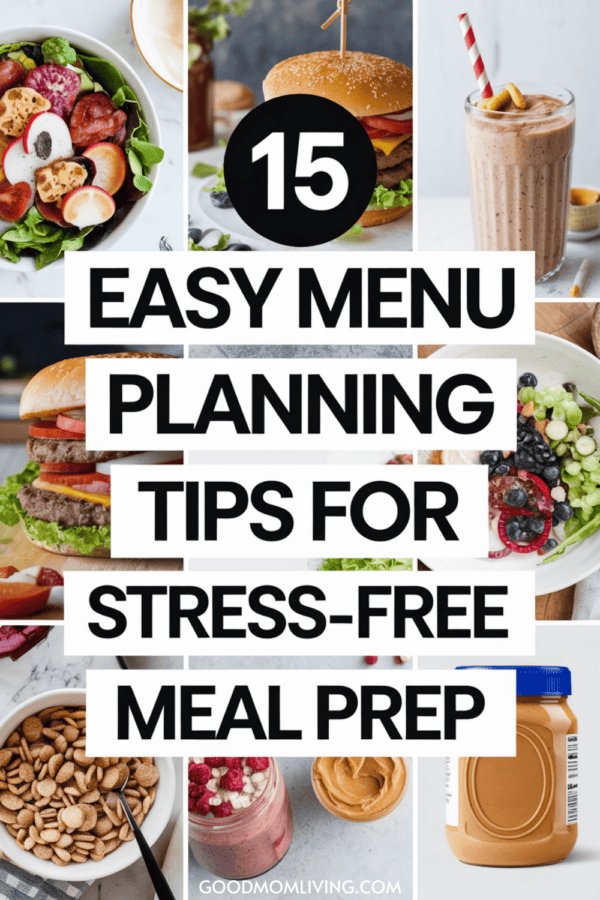 Healthy Meals for a Month Menu Planning for Busy Families - Good Mom Living