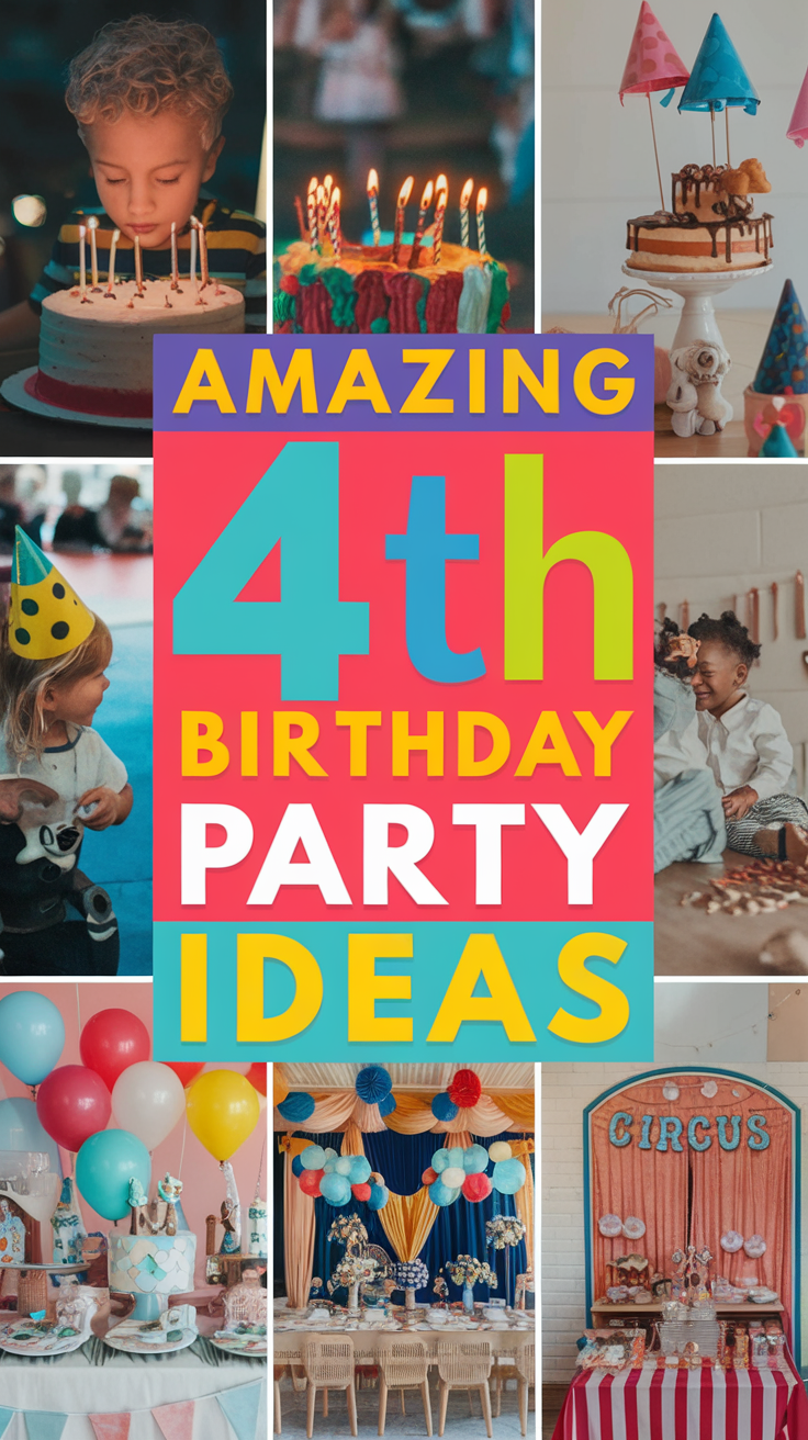 Our Take on 4th Birthday Party Themes That Made Everyone Smile - Good ...