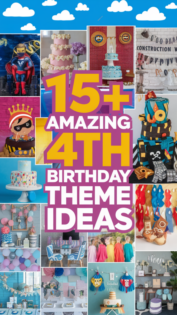 Our Take on 4th Birthday Party Themes That Made Everyone Smile - Good ...