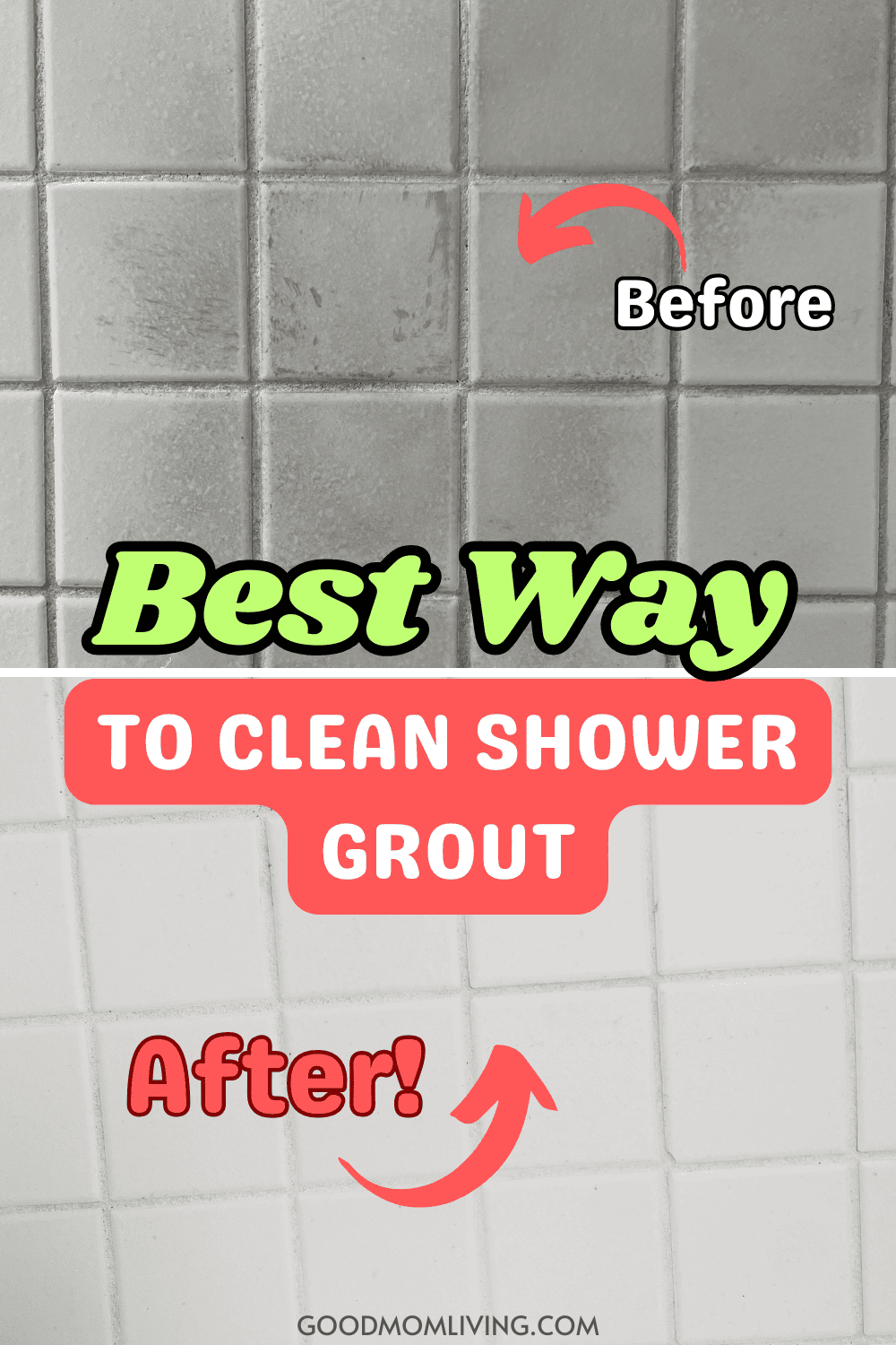 Best Way to Clean Shower Grout (Mom Approved) - Good Mom Living