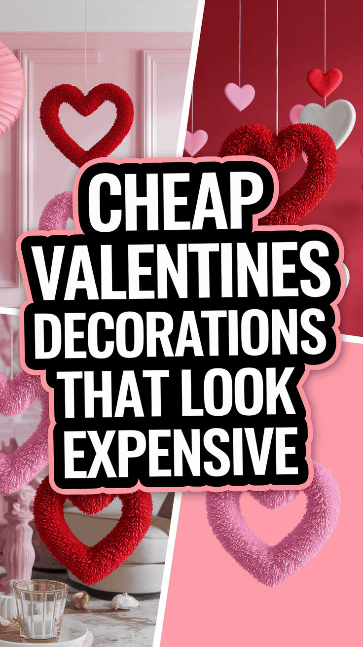 Cheap Valentine's Day Decorations That Look Expensive - Good Mom Living