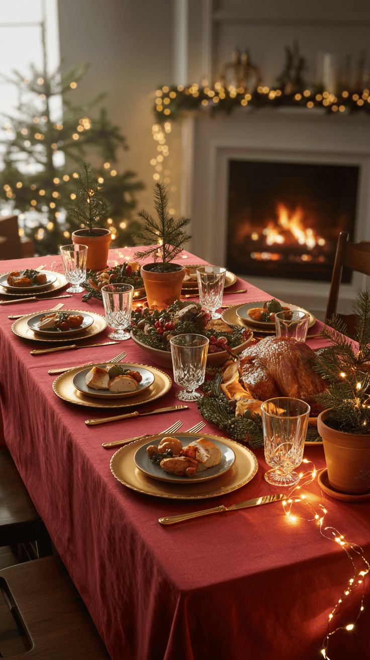 Christmas Dinner Table Setting That’s Festive and Classic - Good Mom Living