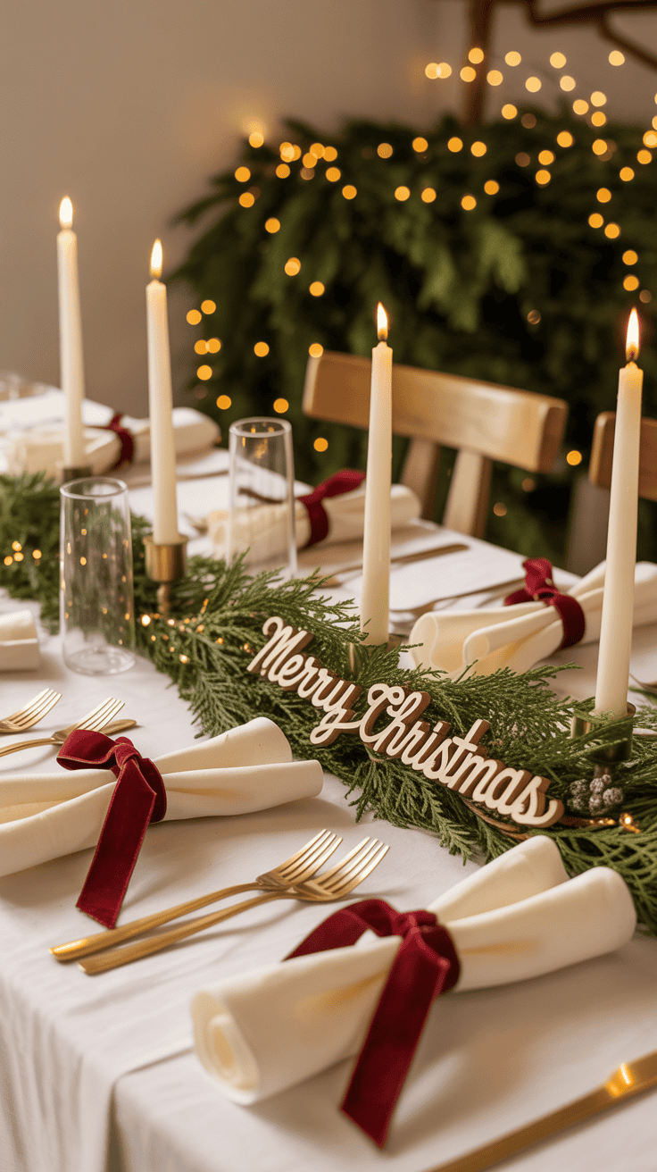 Christmas Dinner Table Setting That’s Festive and Classic - Good Mom Living
