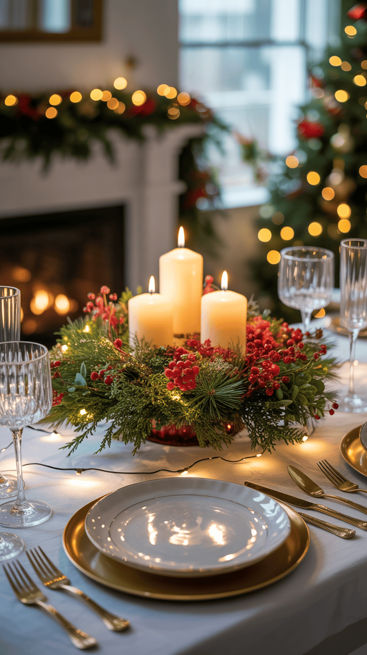 Christmas Dinner Table Setting That’s Festive and Classic - Good Mom Living