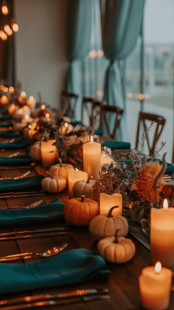 Dark Teal and Burnt Orange Wedding Color Palette Inspiration - Good Mom ...