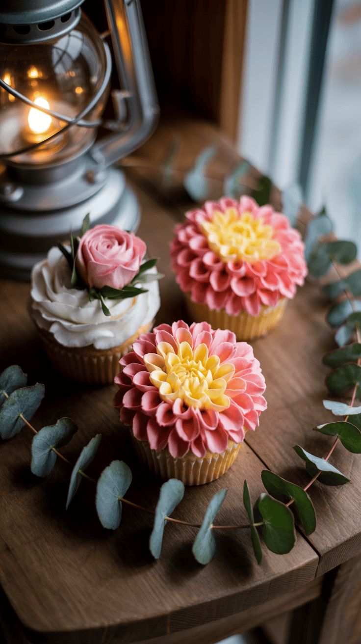 Fall Flower Cupcakes That Are Almost Too Cute to Eat - Good Mom Living