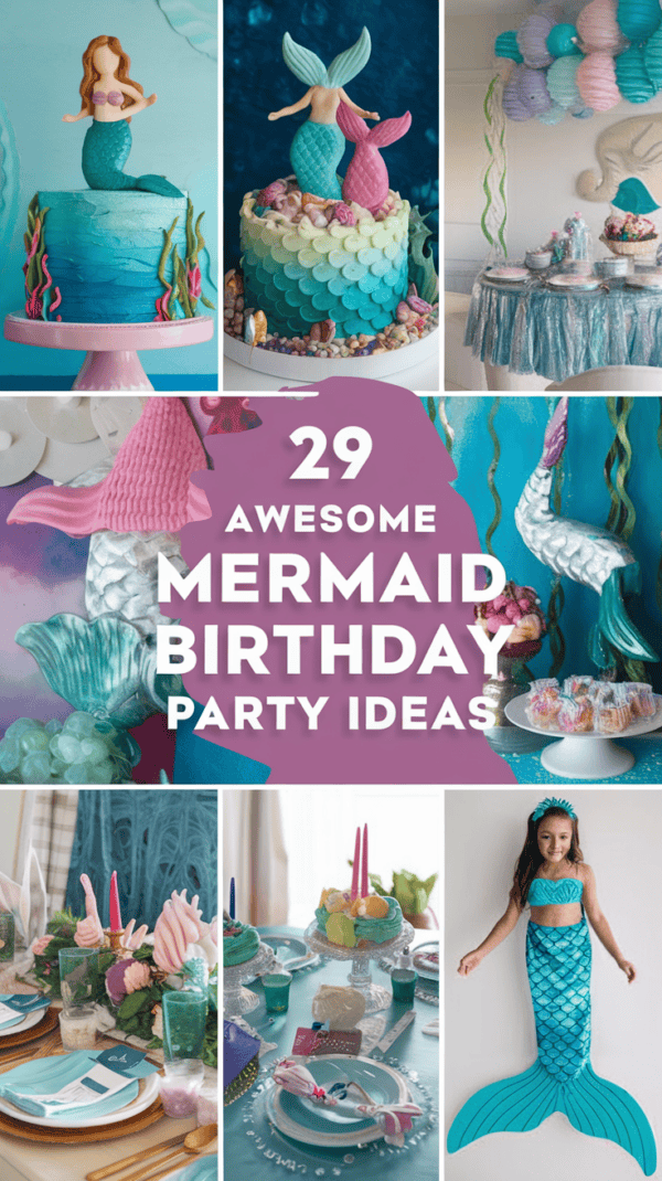 How We Created a Magical Mermaid Theme Birthday Party - Good Mom Living