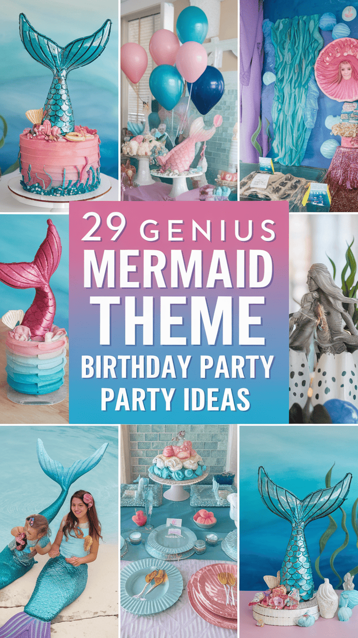How We Created a Magical Mermaid Theme Birthday Party - Good Mom Living