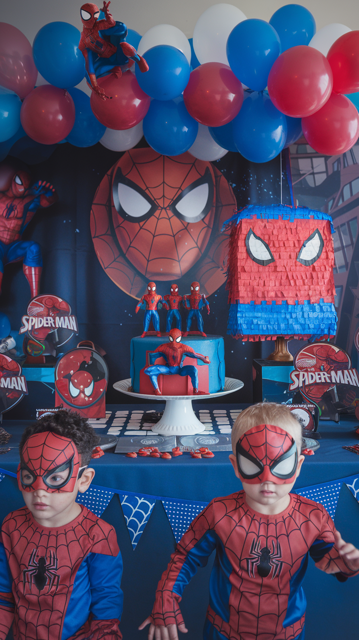 How We Pulled Off Spider Man Birthday Party Ideas On a Budget - Good ...