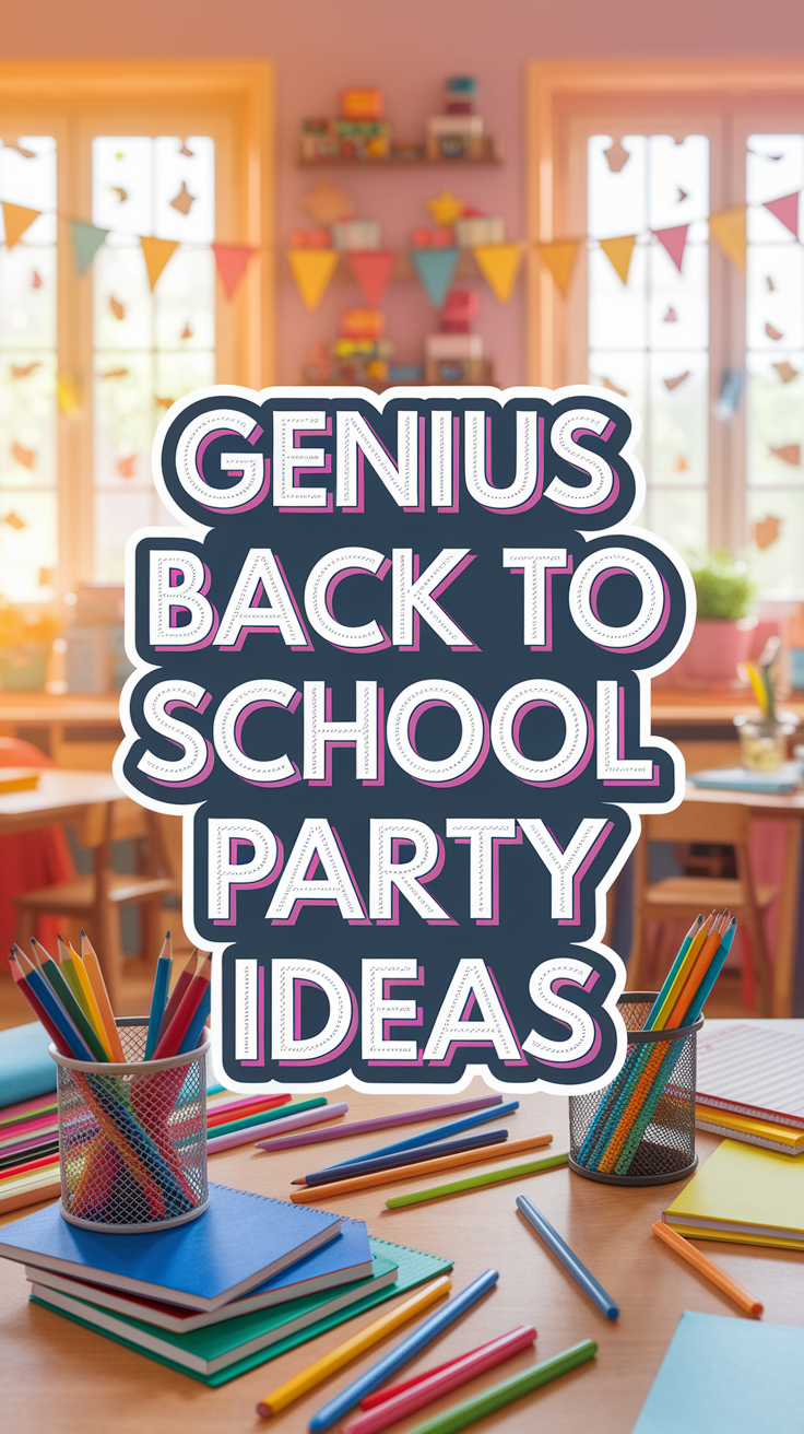 Back to School Party Ideas That Get Kids Excited for Class - Good Mom ...