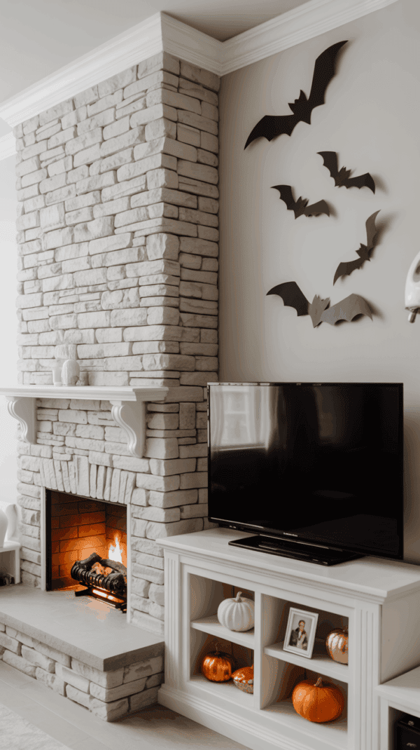 Bats on Wall Decor for an Instant Halloween Mood - Good Mom Living