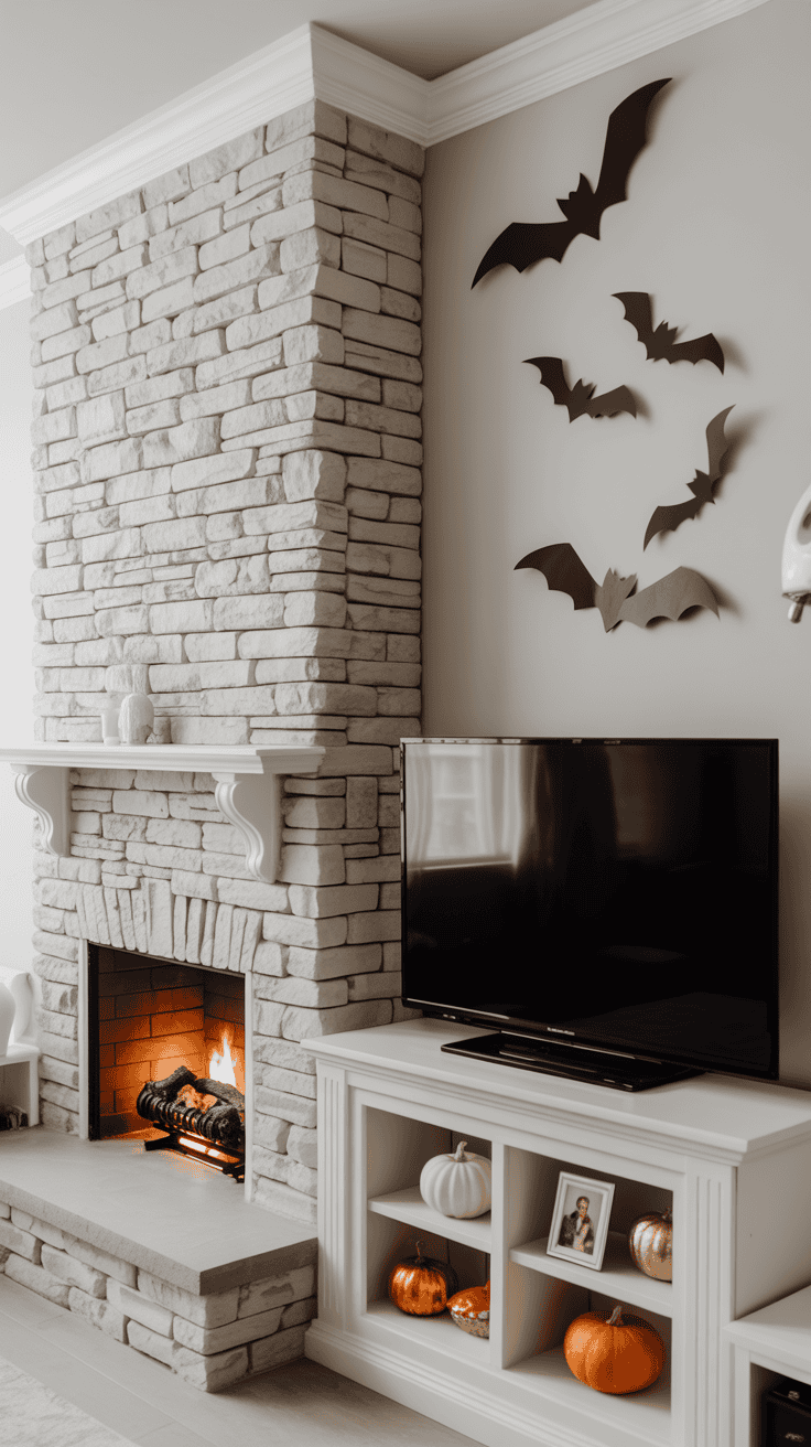 Bats on Wall Decor for an Instant Halloween Mood - Good Mom Living