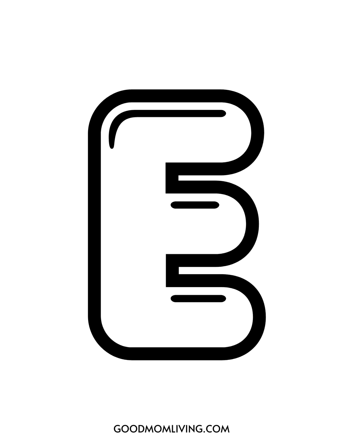 Free Printable Bubble Letters Alphabet - Good Mom Living