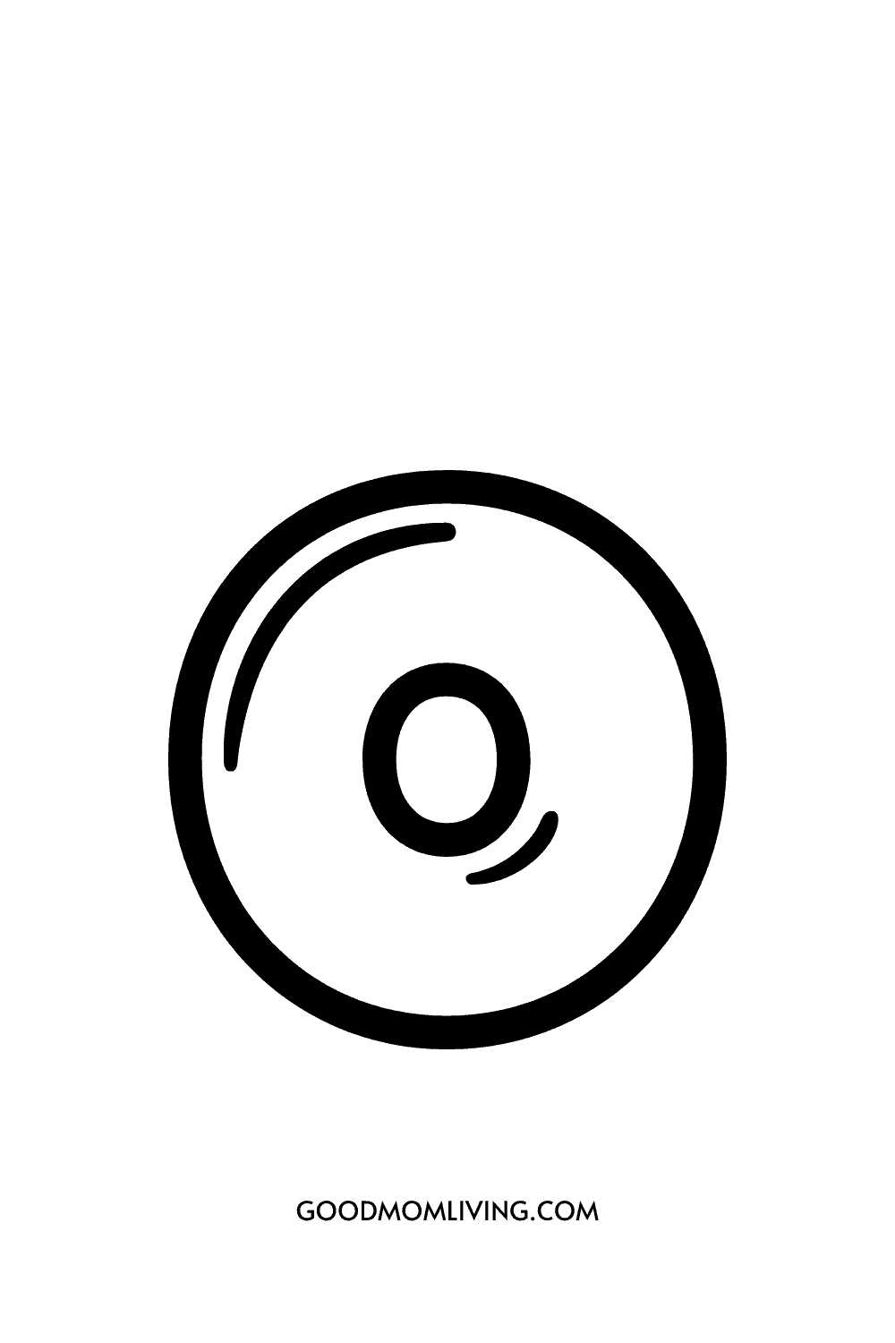 Free Bubble Letter O Printable for Creative Fun - Good Mom Living