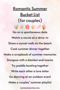 How to Make a Bucket List for Summer That’s Actually Doable - Good Mom ...