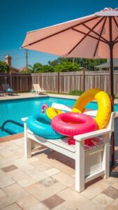 Pool Float Storage Ideas That Keep Your Backyard Tidy - Good Mom Living