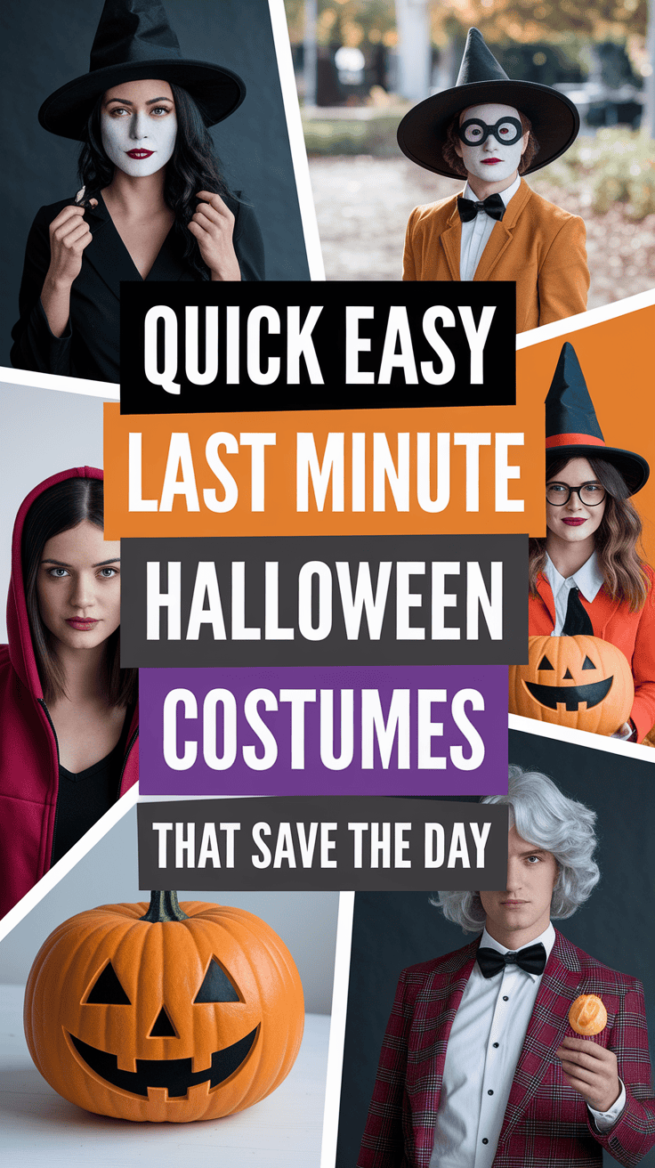 Pull Together Easy DIY Halloween Costumes Last Minute - Good Mom Living