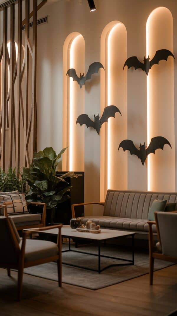 Bats on Wall Decor for an Instant Halloween Mood - Good Mom Living