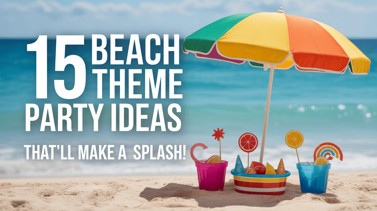 15 Beach Theme Party Ideas That'll Make a Splash! - Good Mom Living