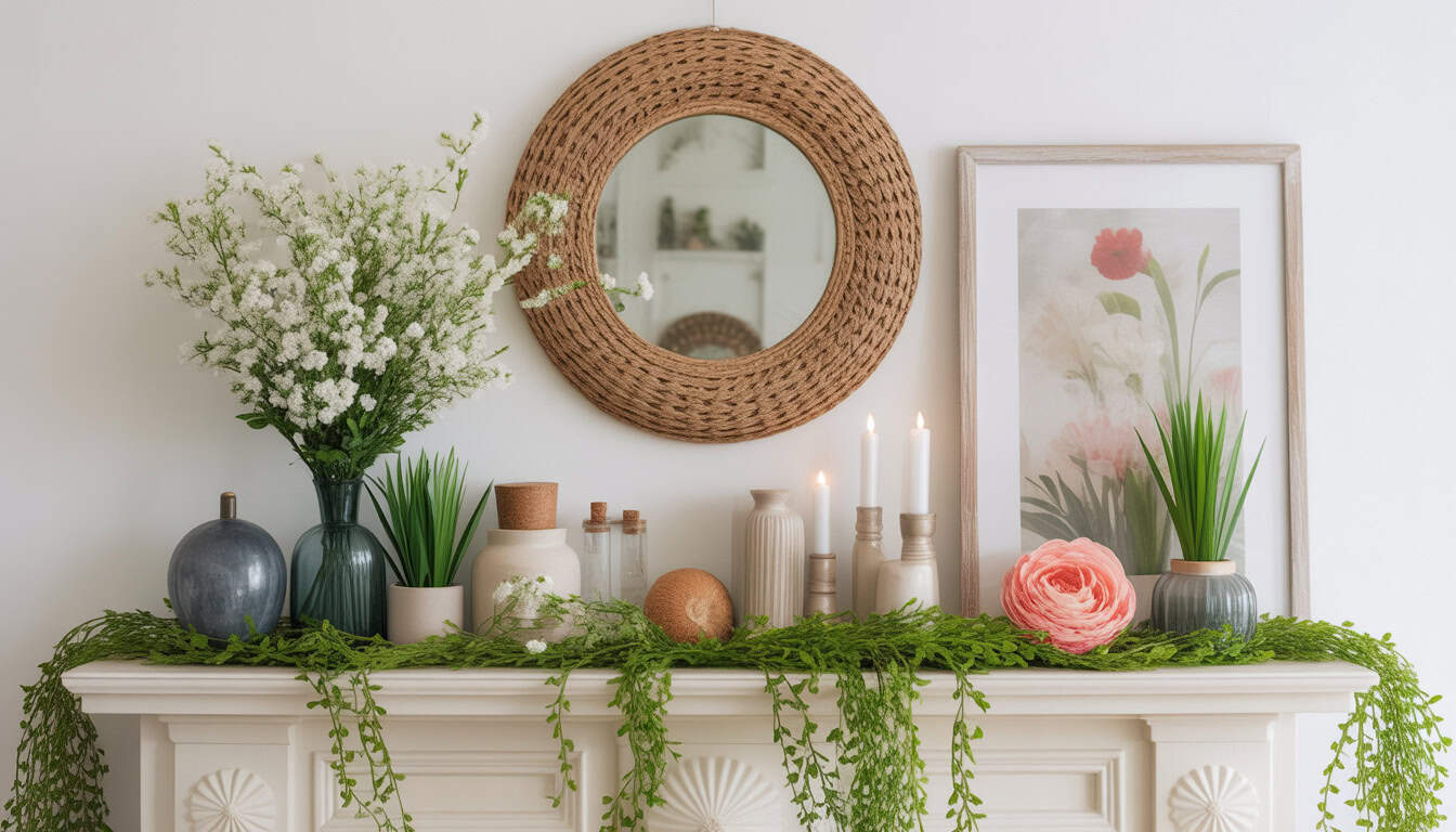 20 Spring Mantel Decorating Ideas for a Cheerful Focal Point - Good Mom ...