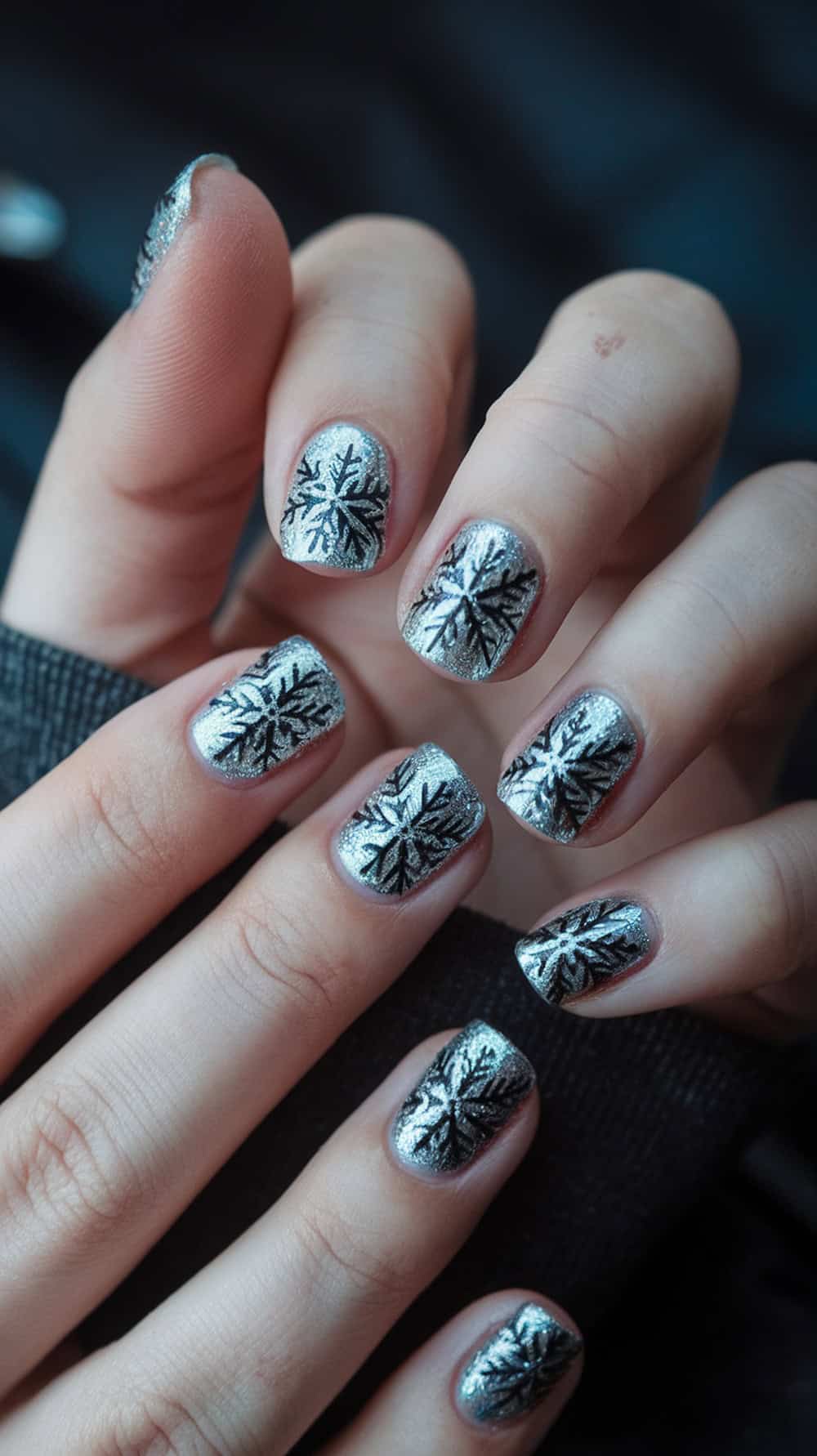 13 Snowflake Nail Art Designs for an Icy Holiday Vibe - Good Mom Living