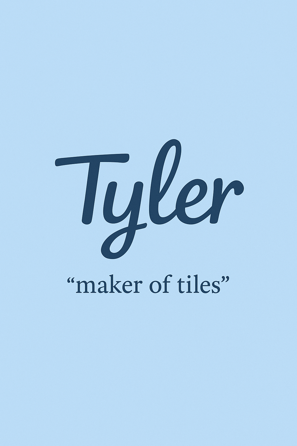 Bubble Letters Names Tyler