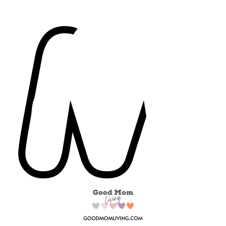 Free Bubble Letter M to Print and Use - Good Mom Living