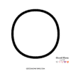 Free Bubble Letter O Printable for Creative Fun - Good Mom Living