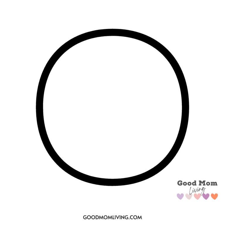 Free Bubble Letter O Printable for Creative Fun - Good Mom Living