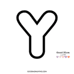 Free Printable Bubble Letter Y (Creative and Fun) - Good Mom Living