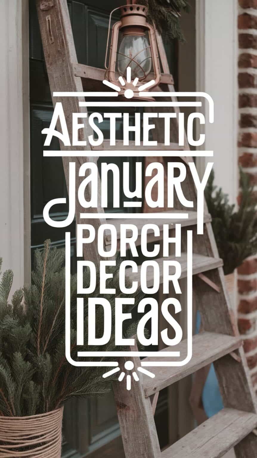 January Porch Decor That’s Welcoming and Wintry - Good Mom Living