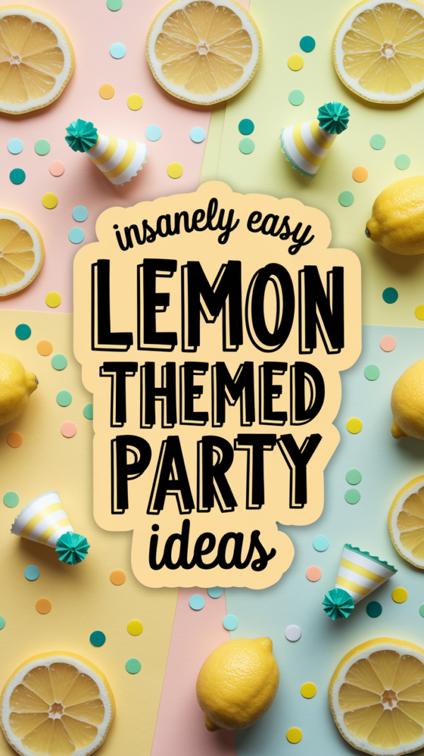 How To Throw a Stylish Lemon Themed First Birthday Party - Good Mom Living