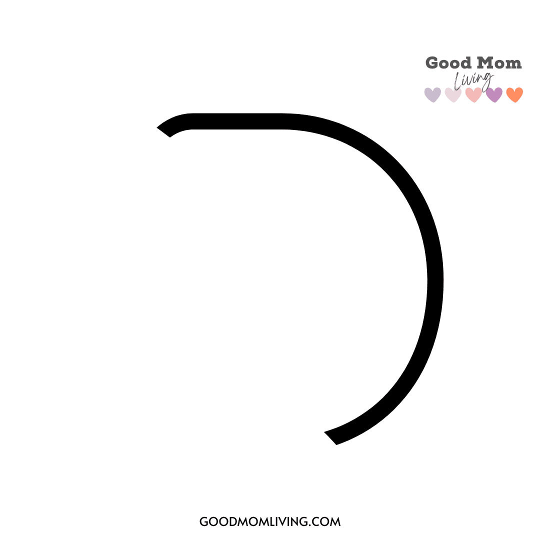 Printable Bubble Letter D (Perfect for Kids) - Good Mom Living