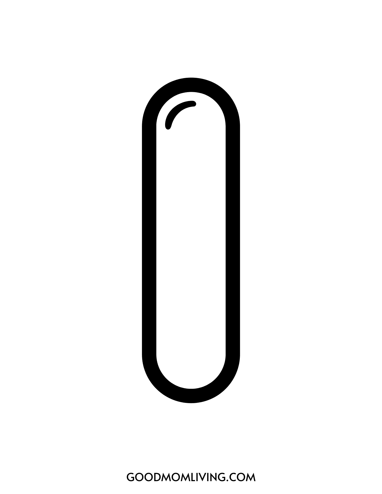 Printable Bubble Letter L for Coloring and Decorating - Good Mom Living