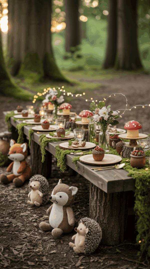 Inside Our Magical Forest Enchanted Forest Theme Party Setup - Good Mom ...