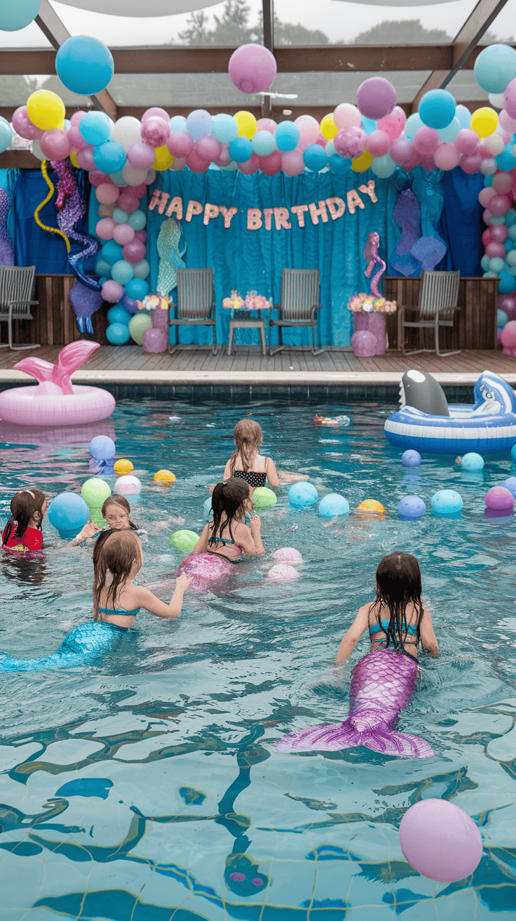 How We Created a Magical Mermaid Theme Birthday Party - Good Mom Living