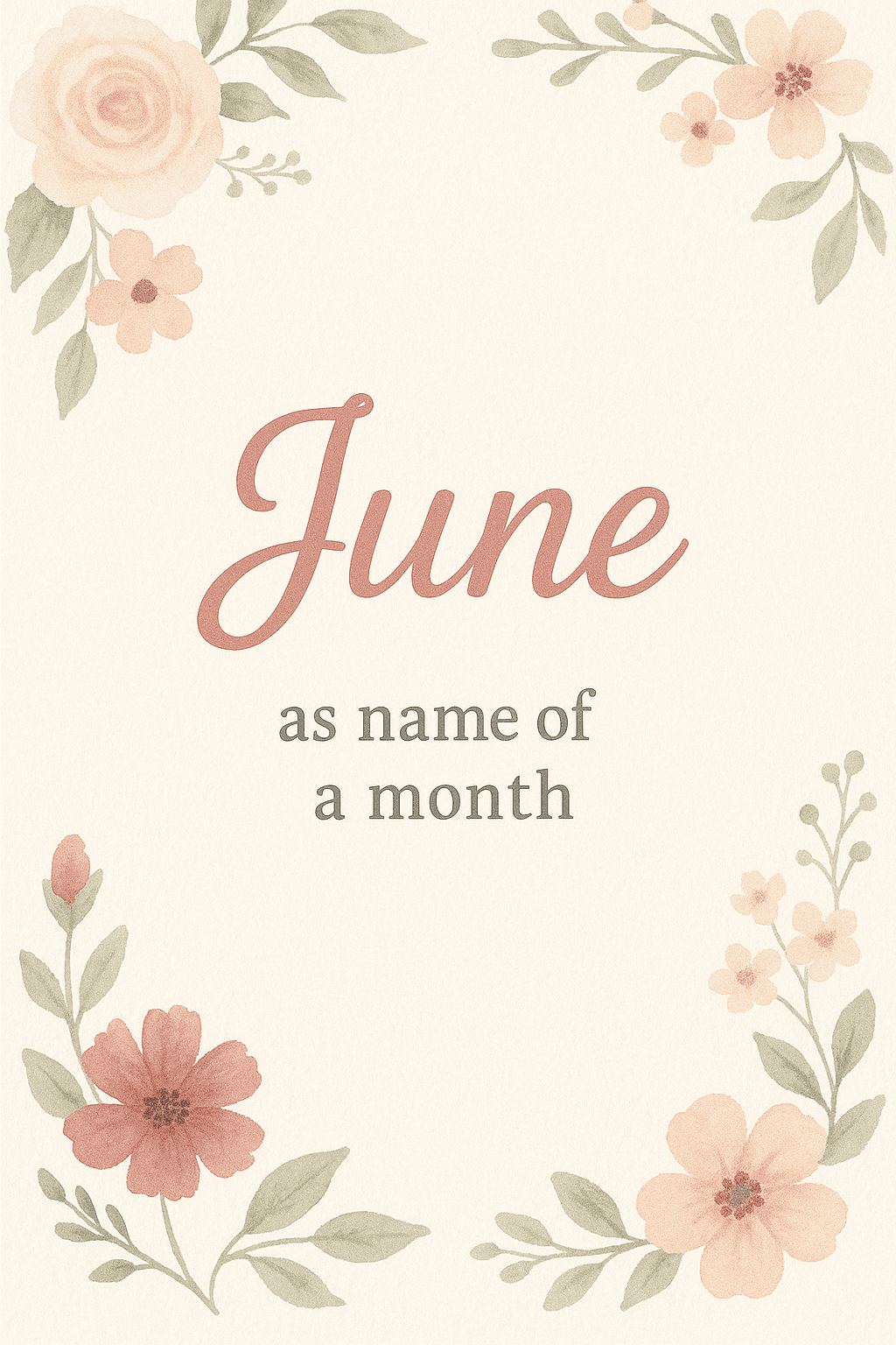 Why June Feels Like A Breath Of Fresh Air with a Middle Name - Good Mom ...