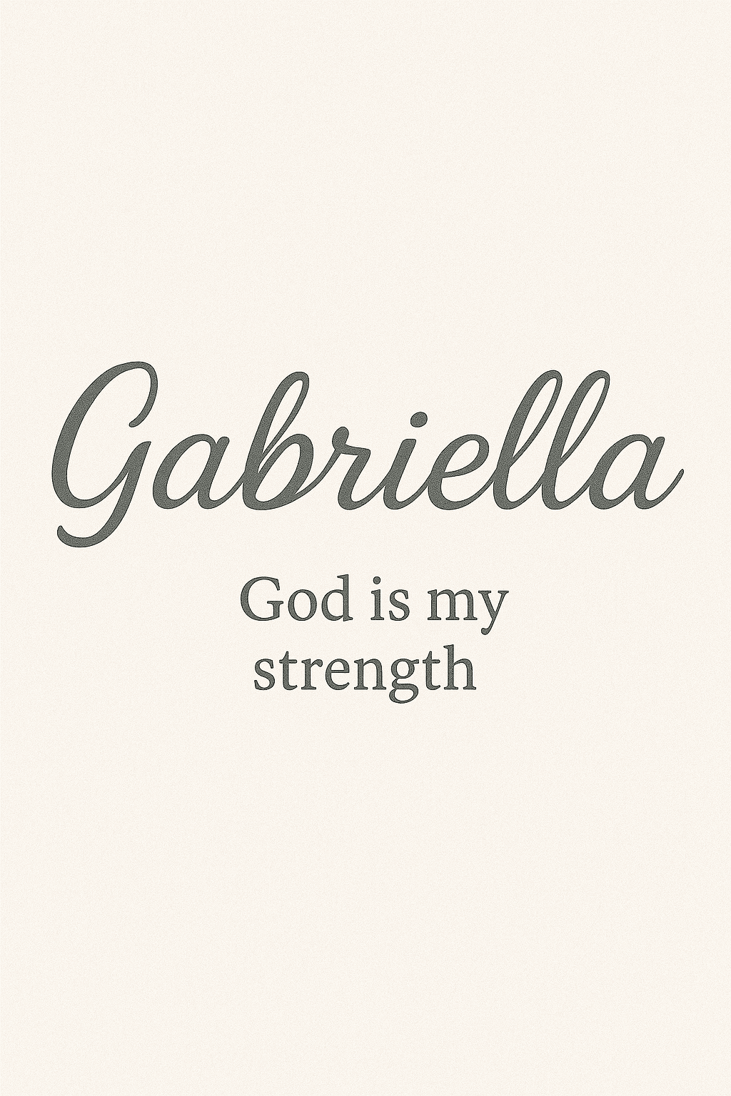 Choosing a Middle Name That Lets Gabriella Feel Bold Yet Soft - Good ...