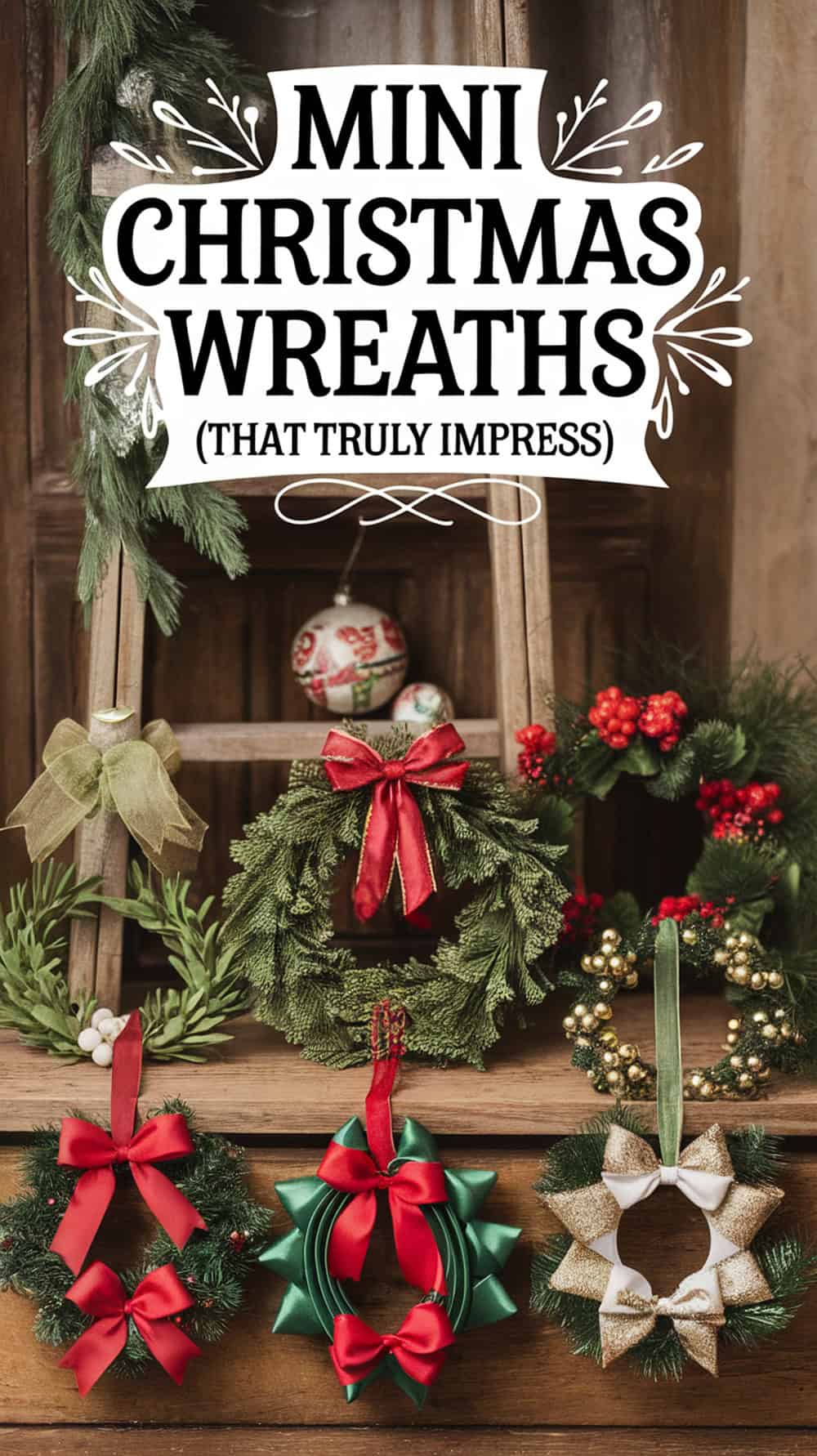 Mini Wreaths for Cabinets That Add Subtle Holiday Cheer - Good Mom Living