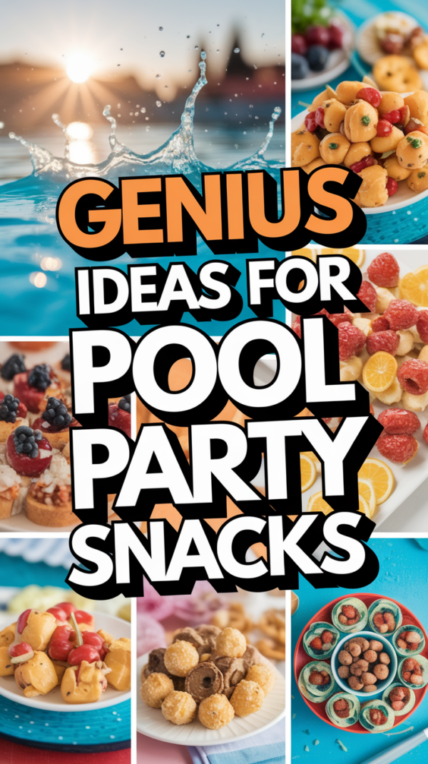 Pool Party Snack Ideas That Won’t Melt Before the Guests Arrive - Good ...
