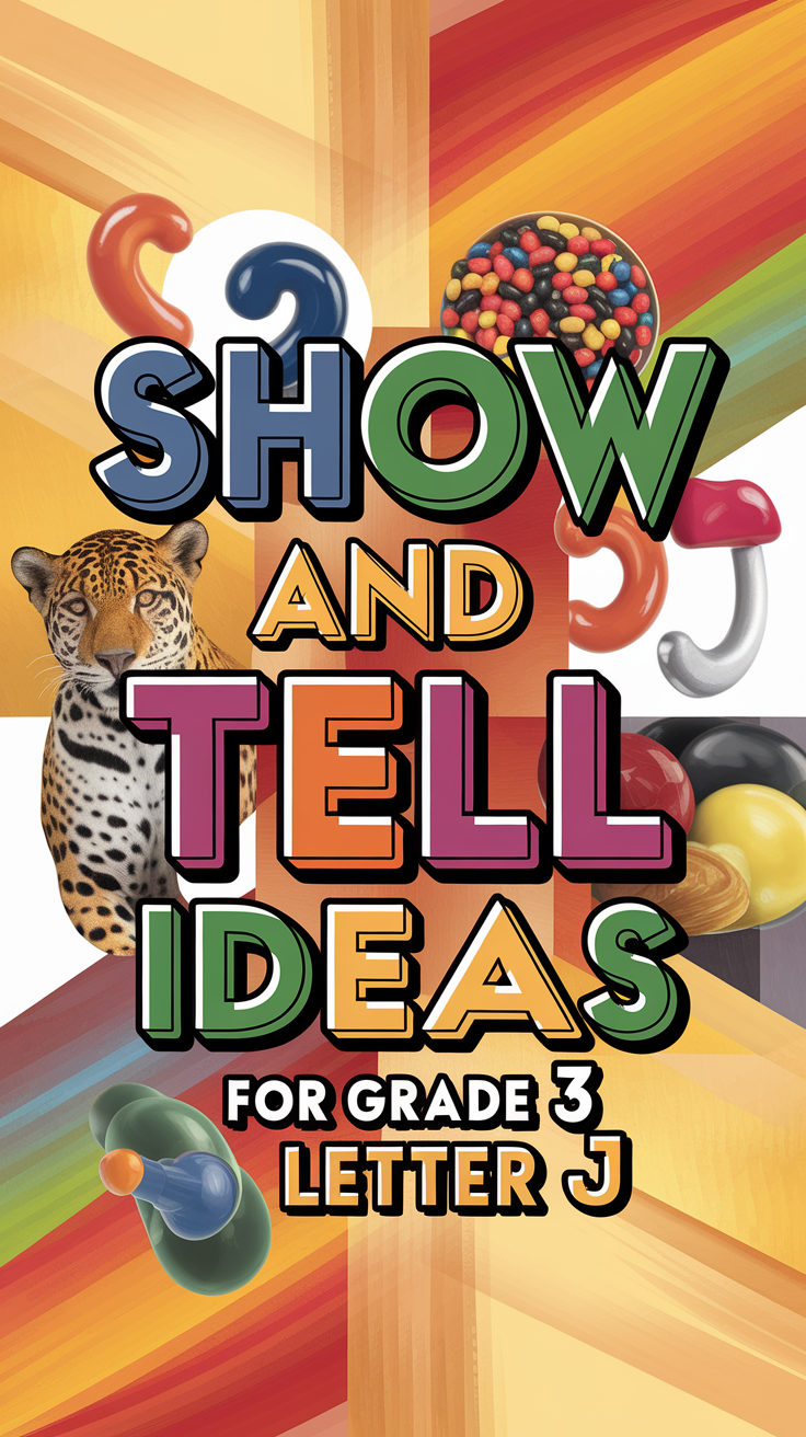 Joyful and Easy Show and Tell Ideas for Letter J - Good Mom Living